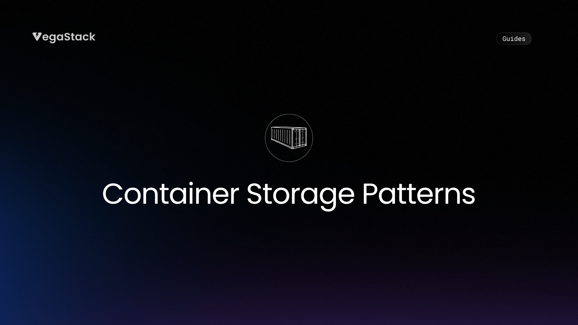 Container Storage: 7 Patterns for Managing Persistent Data