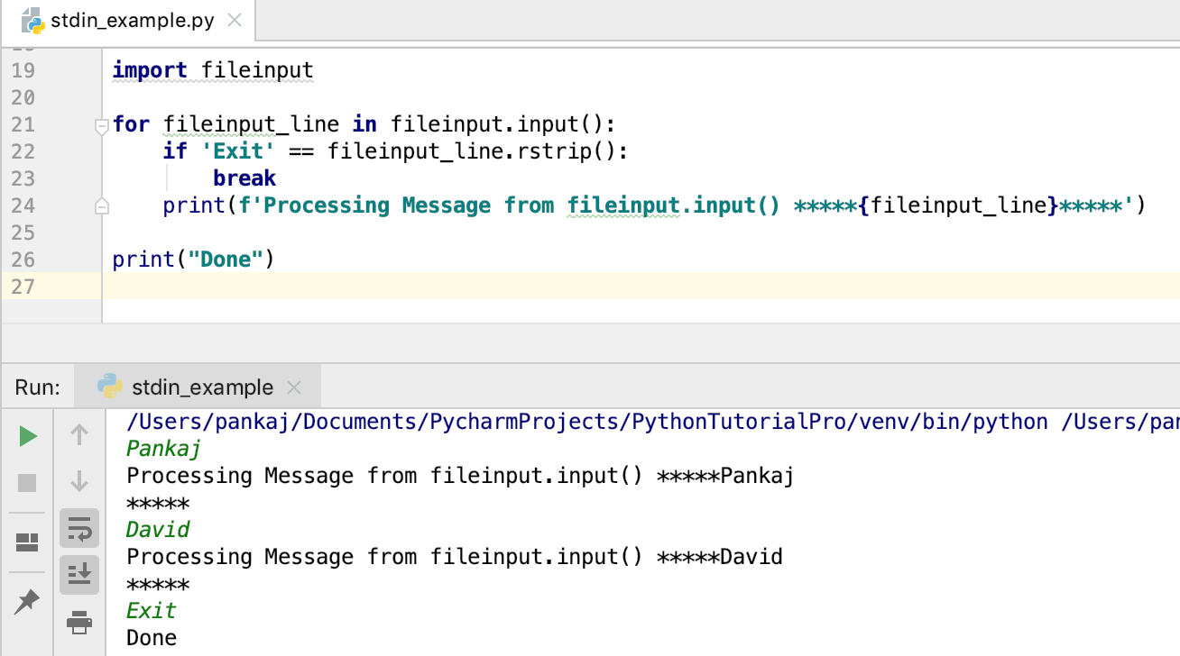 How to Read From stdin in Python