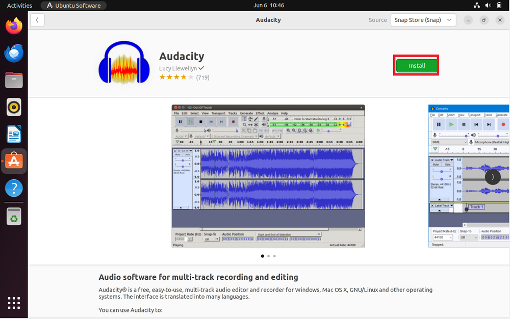 How to Install Audacity on Ubuntu 22.04