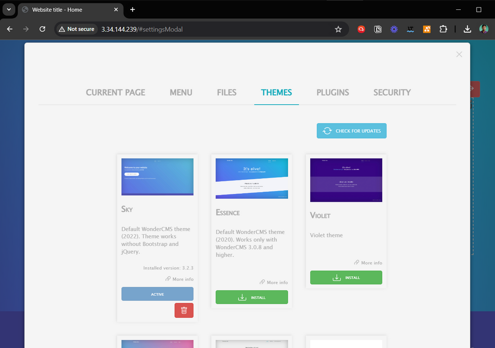 How to Install WonderCMS with Nginx on Debian 12