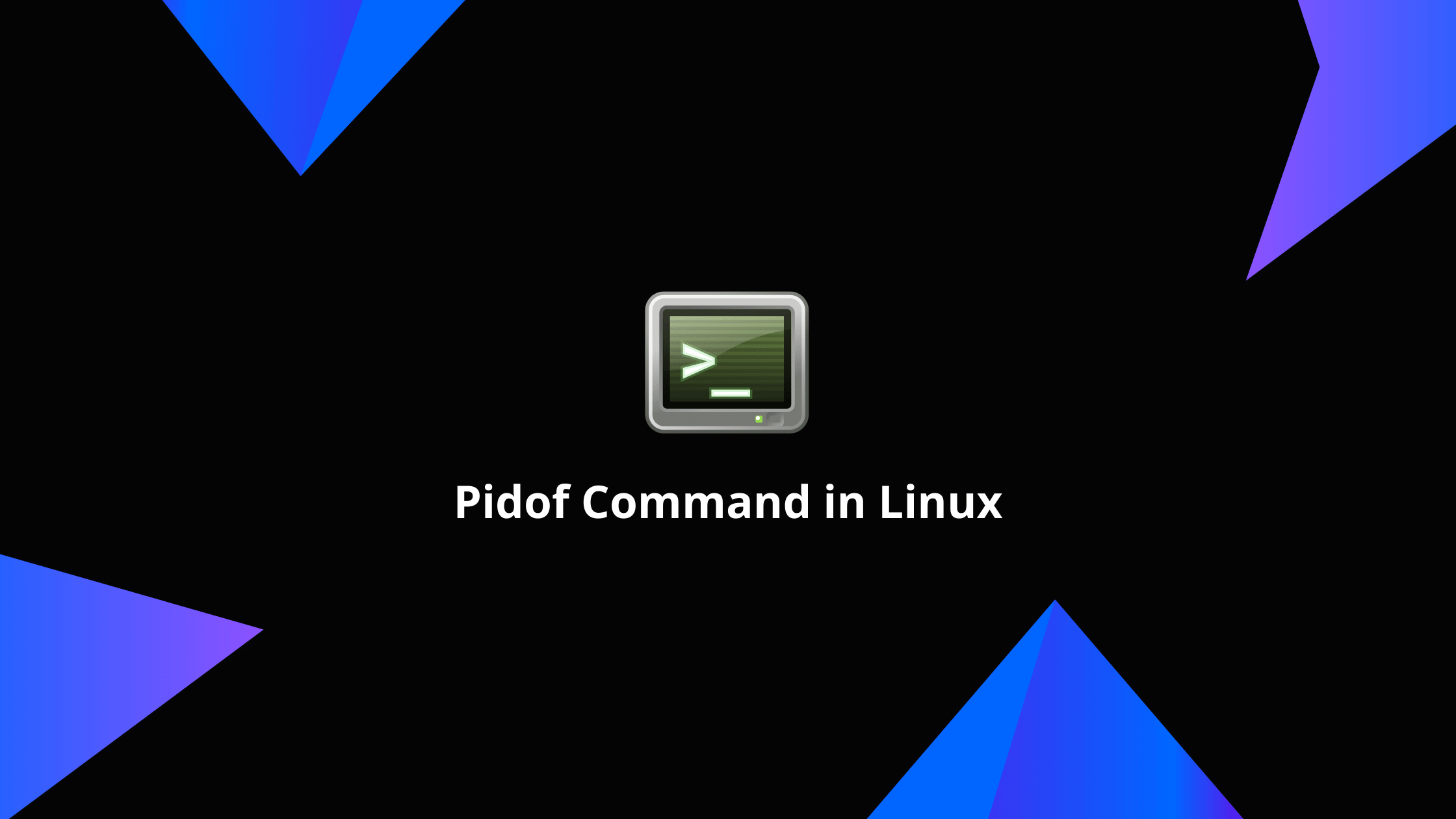 Pidof Command in Linux