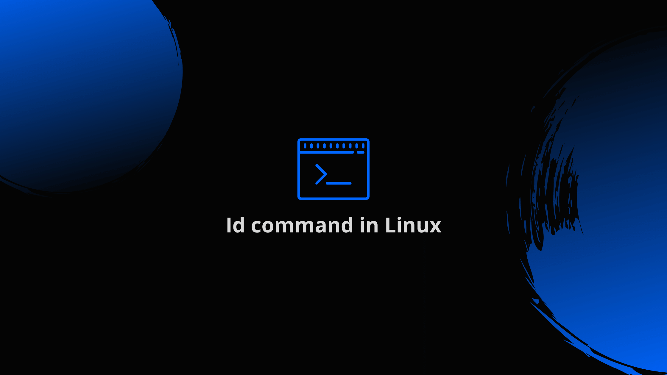 Id command in Linux