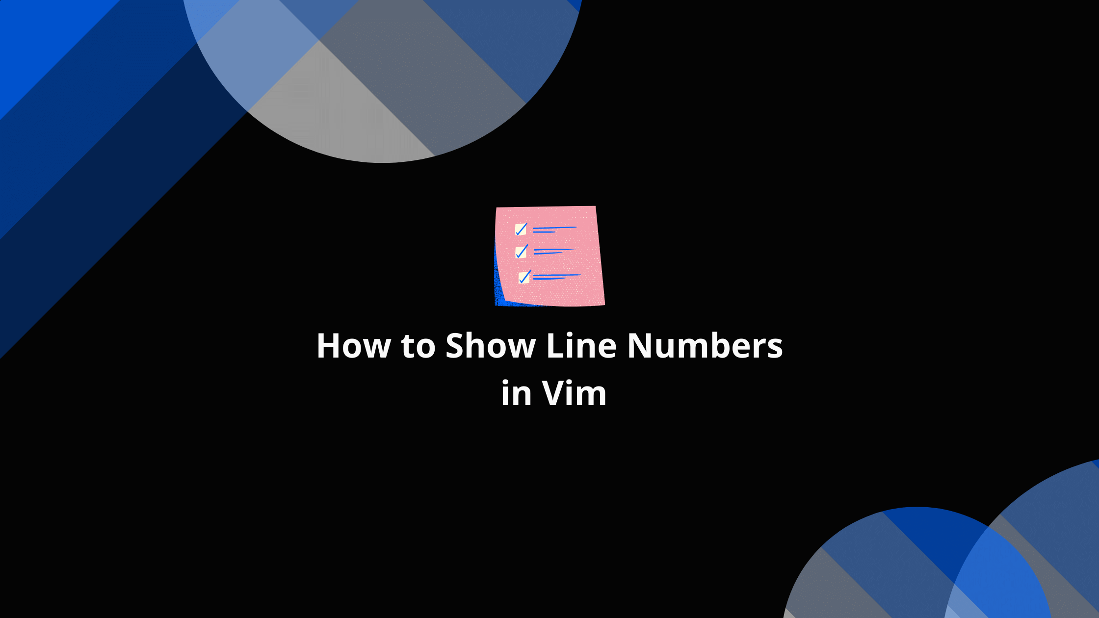 How to Show Line Numbers in Vim / Vi