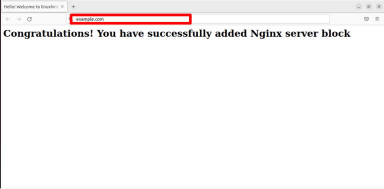How To Set Up Nginx Server Blocks On Ubuntu 2204