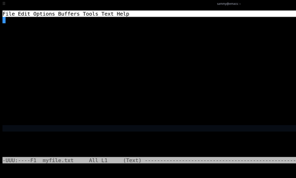 How To Use the Emacs Editor in Linux