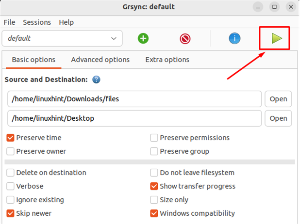 How to Back Up Ubuntu System Using grsync