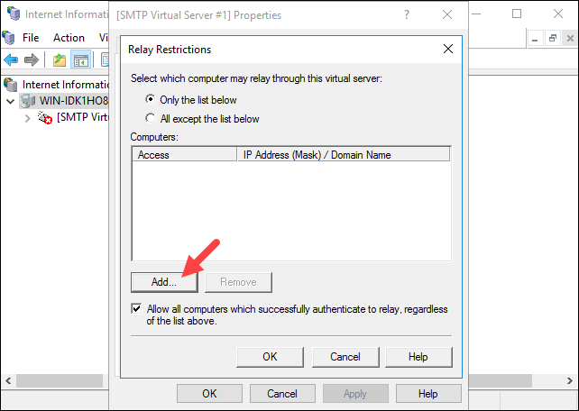 How to Install and Configure SMTP Server on Windows