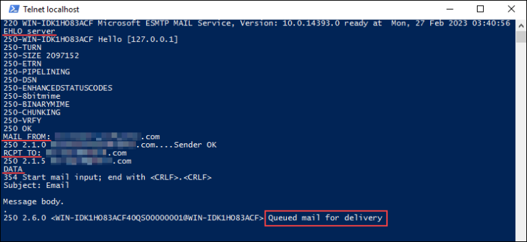 How to Install and Configure SMTP Server on Windows