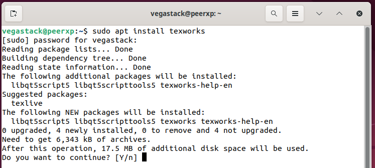 How to Install TeXworks on Ubuntu 22.04