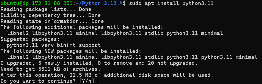 How to Install Python 3.12 on Ubuntu 24.04