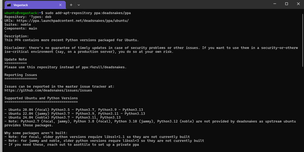 How to Install Python 3.7 on Ubuntu 24.04