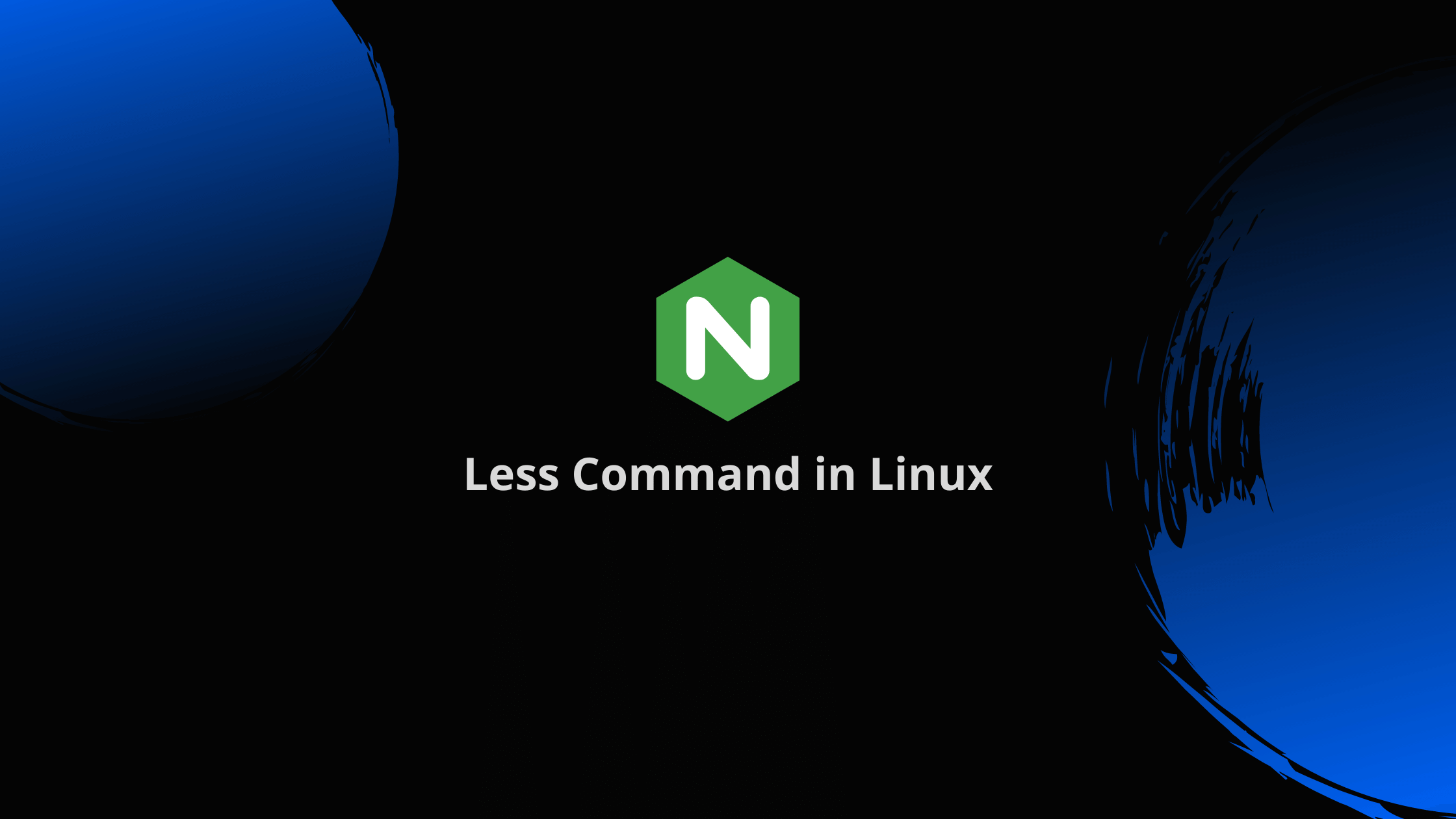 Less Command in Linux